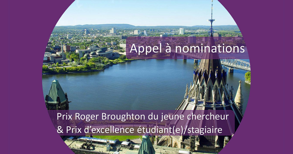 Appel à nominations - Prix Roger Broughton du jeune chercheur & Prix d ...